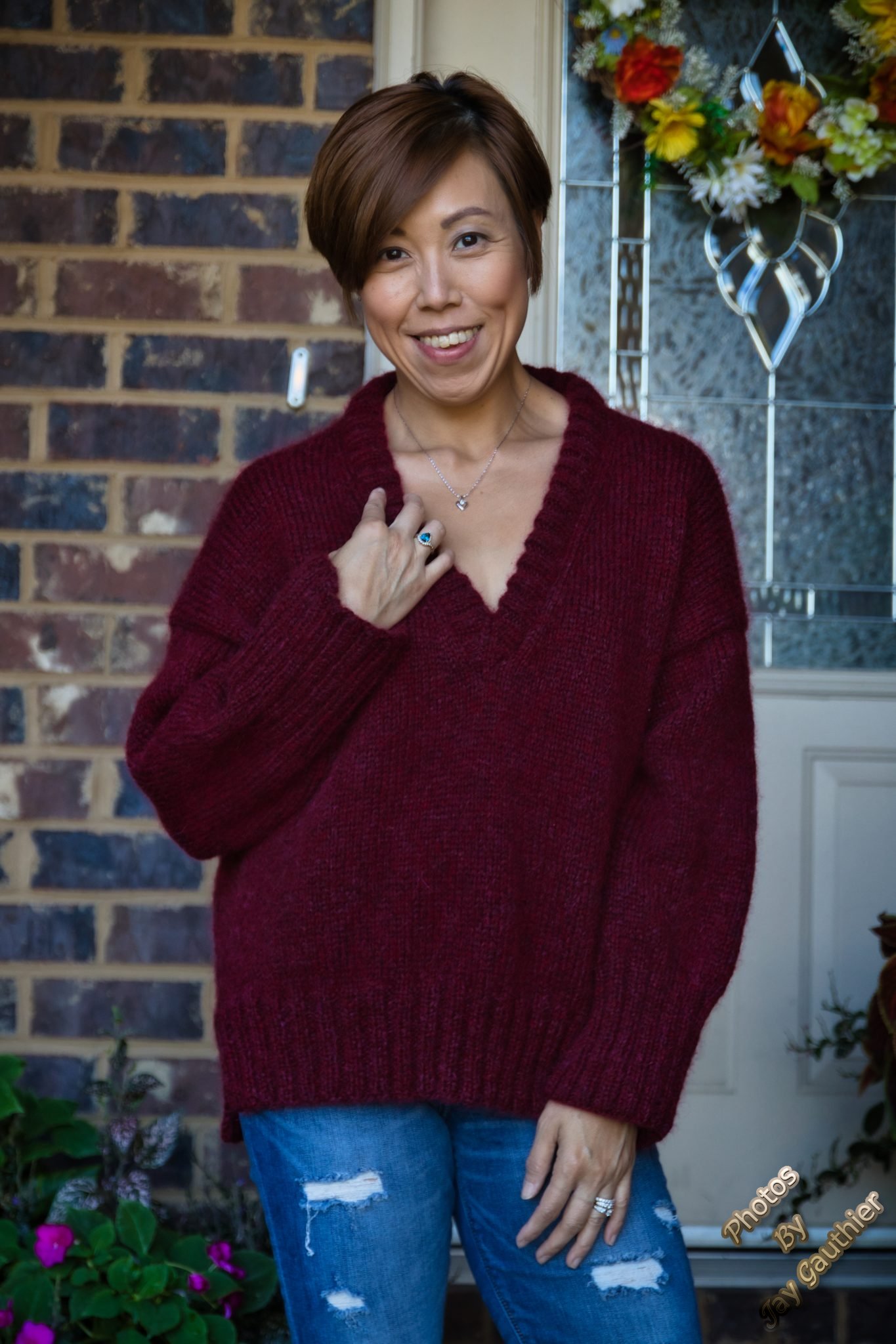 Over sized sweater | Jay and Liv G Photos